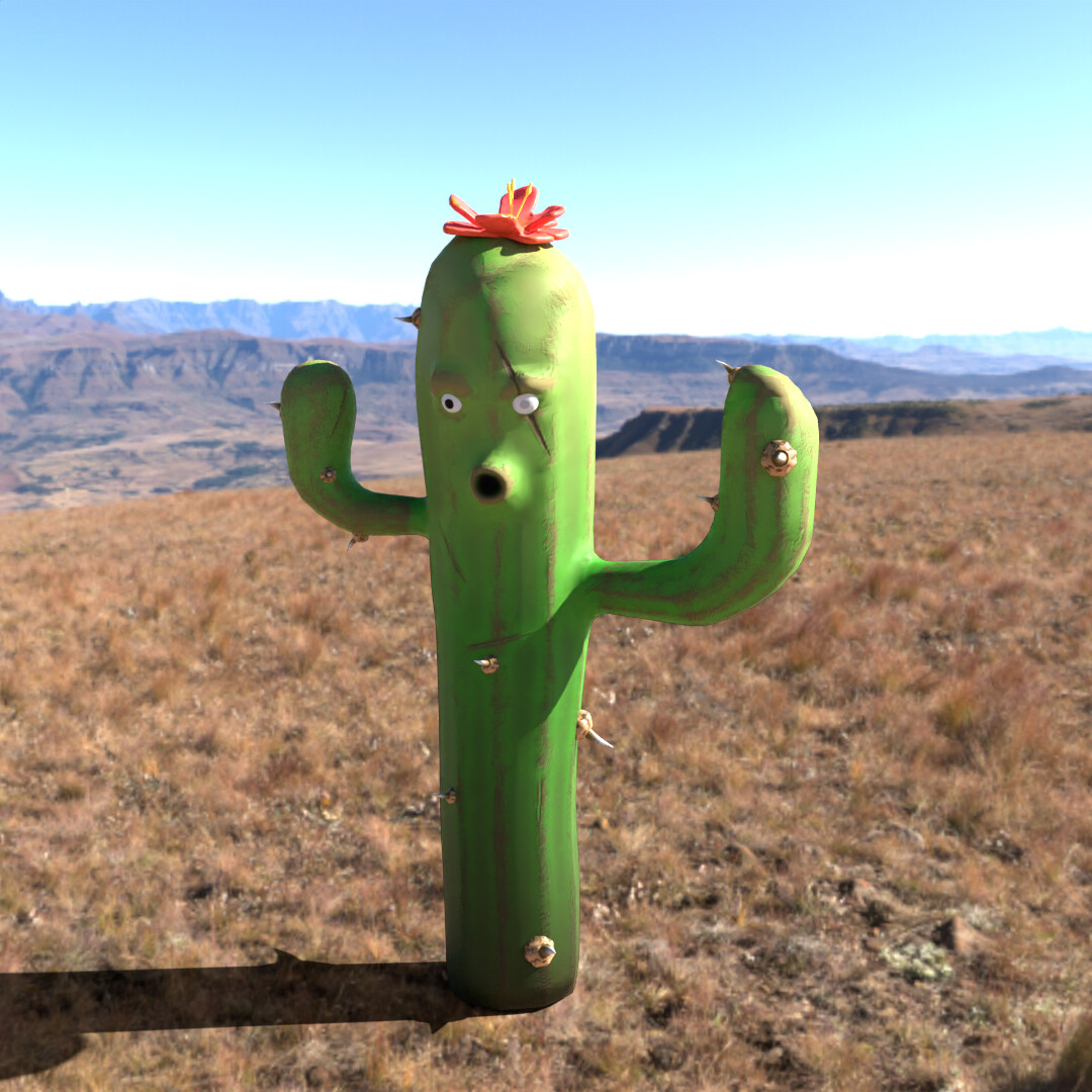 ArtStation - Cactus Enemy