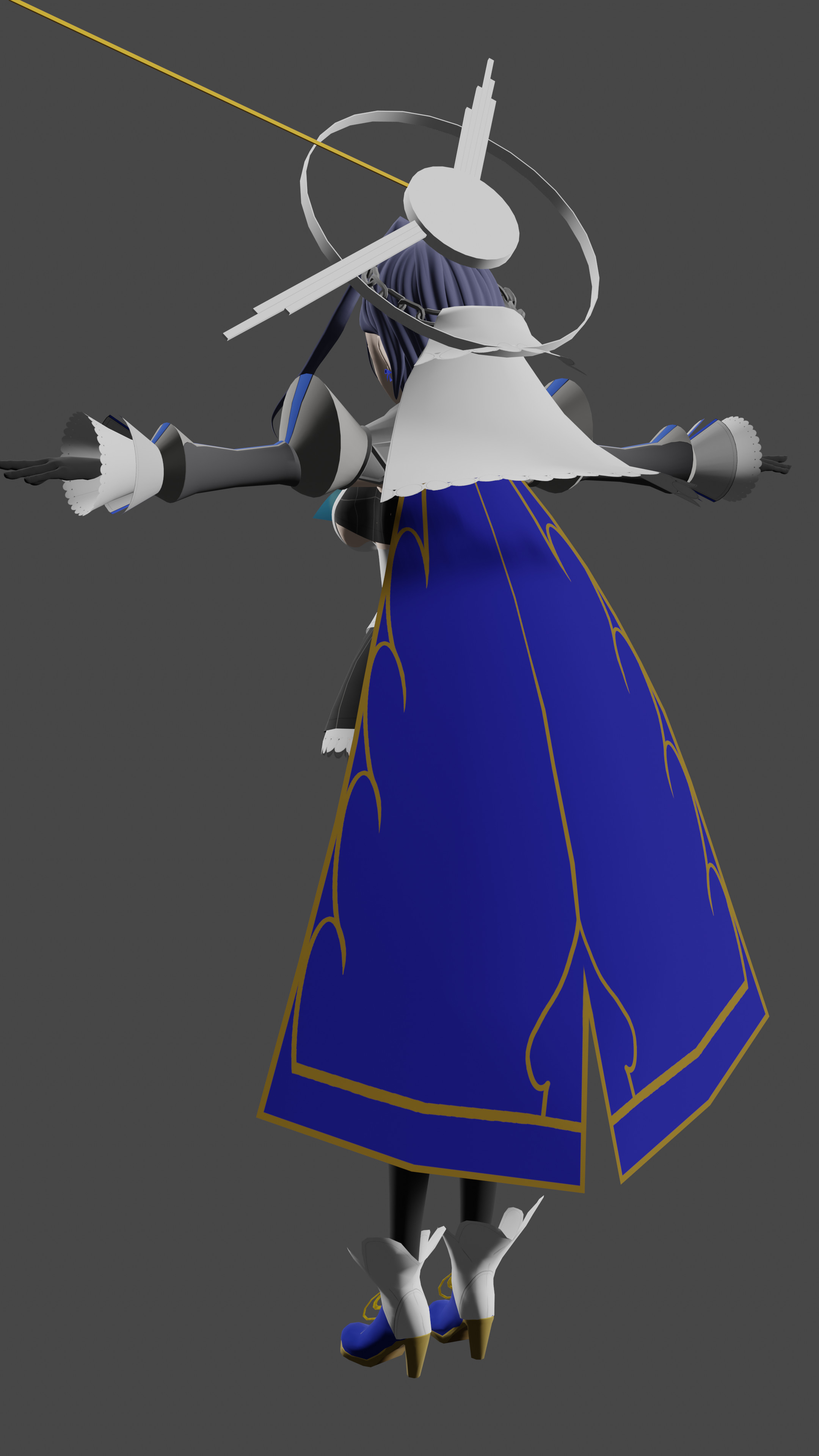 Chase Yamaguchi - Ouro Kronii - 3D model