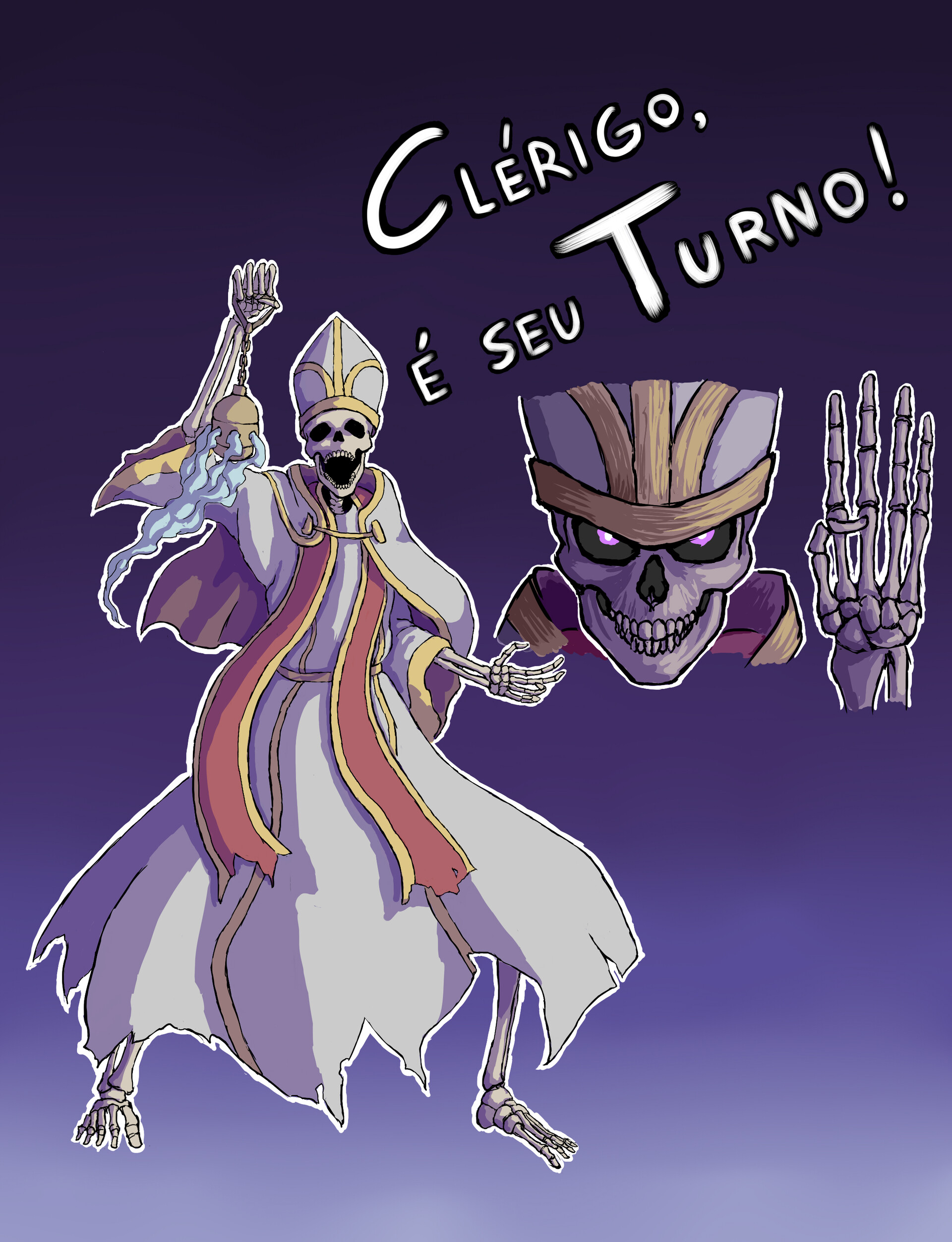 ArtStation - undead cleric