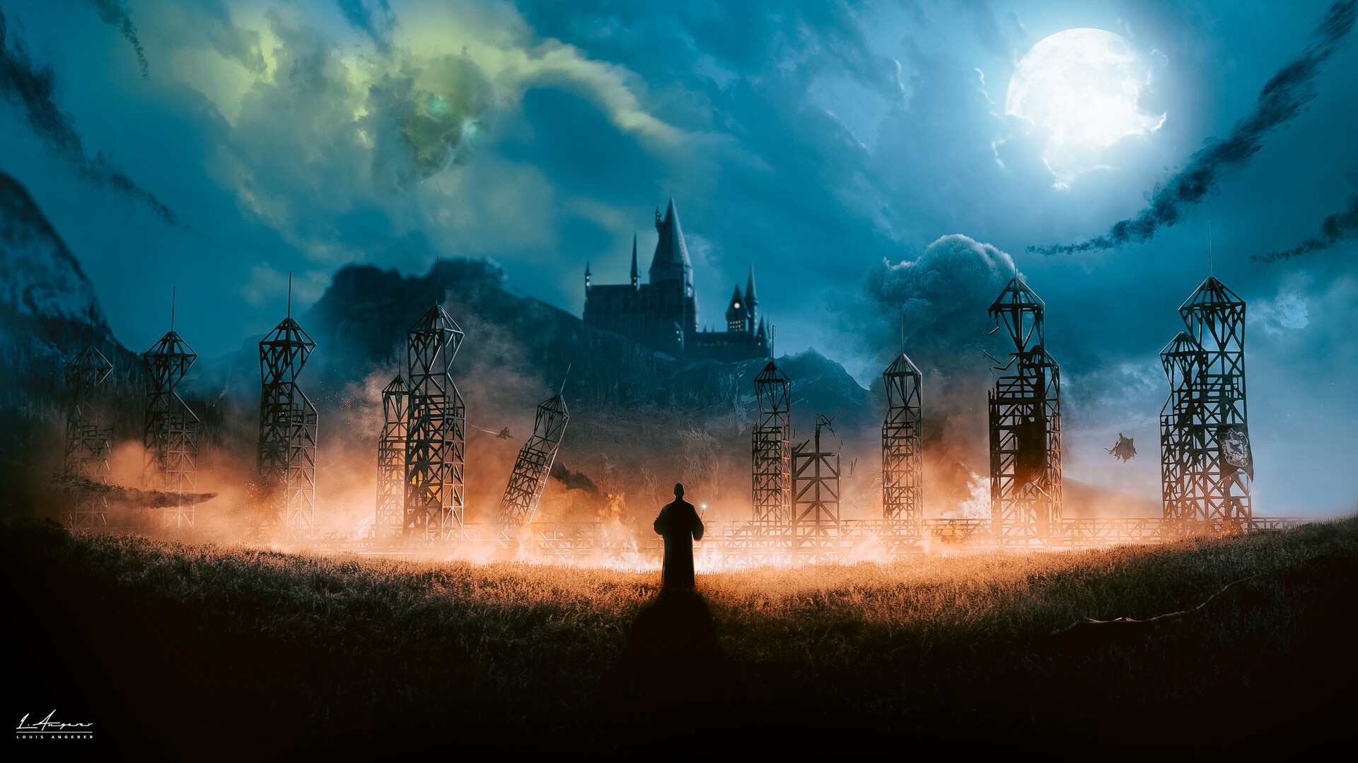 ArtStation - "Battle of Hogwarts" - Louis Angerer