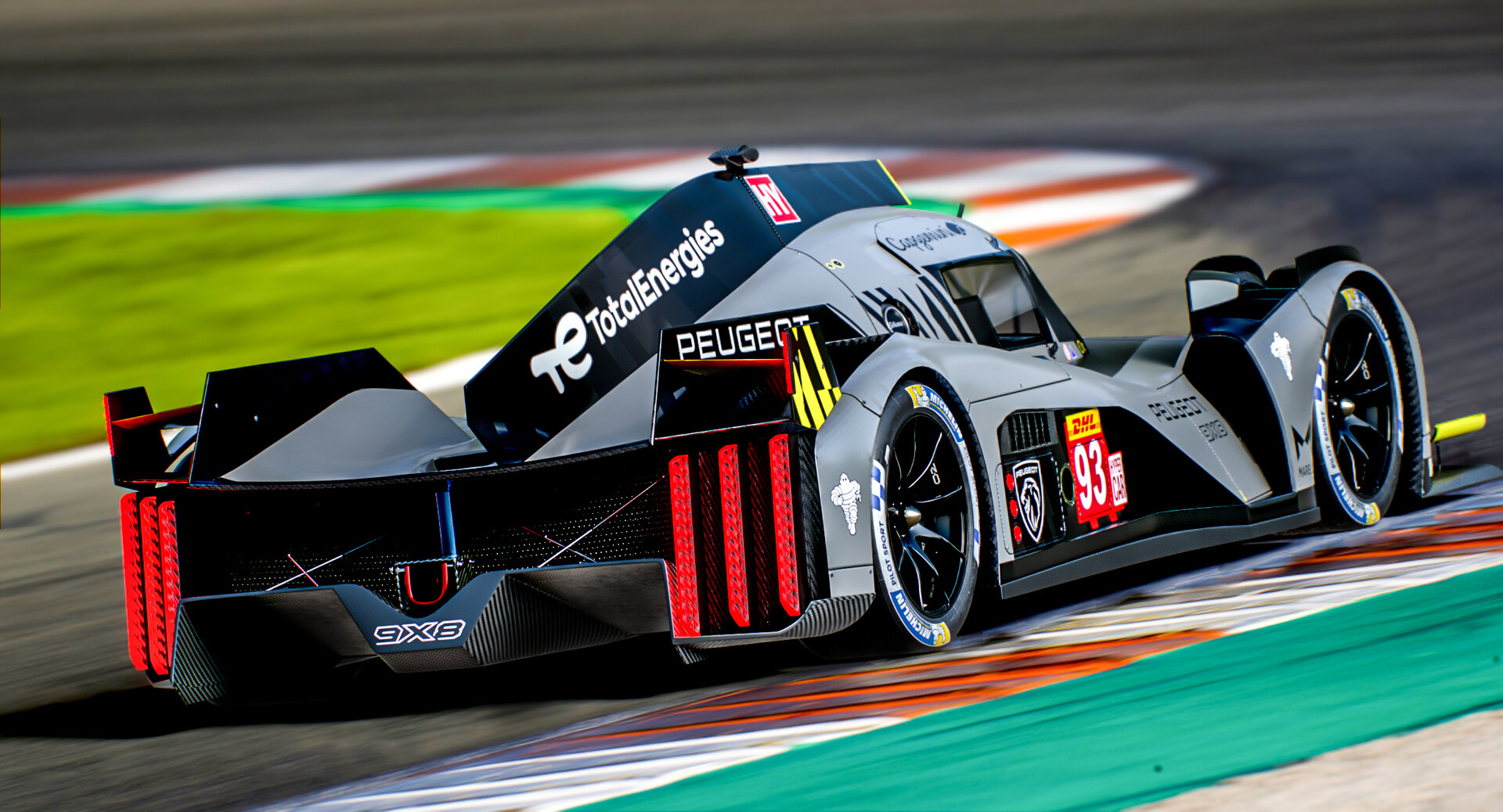 OpticalDreamSoft - Peugeot 9X8 LMH Hypercar WEC Season 2023 race car 3D ...