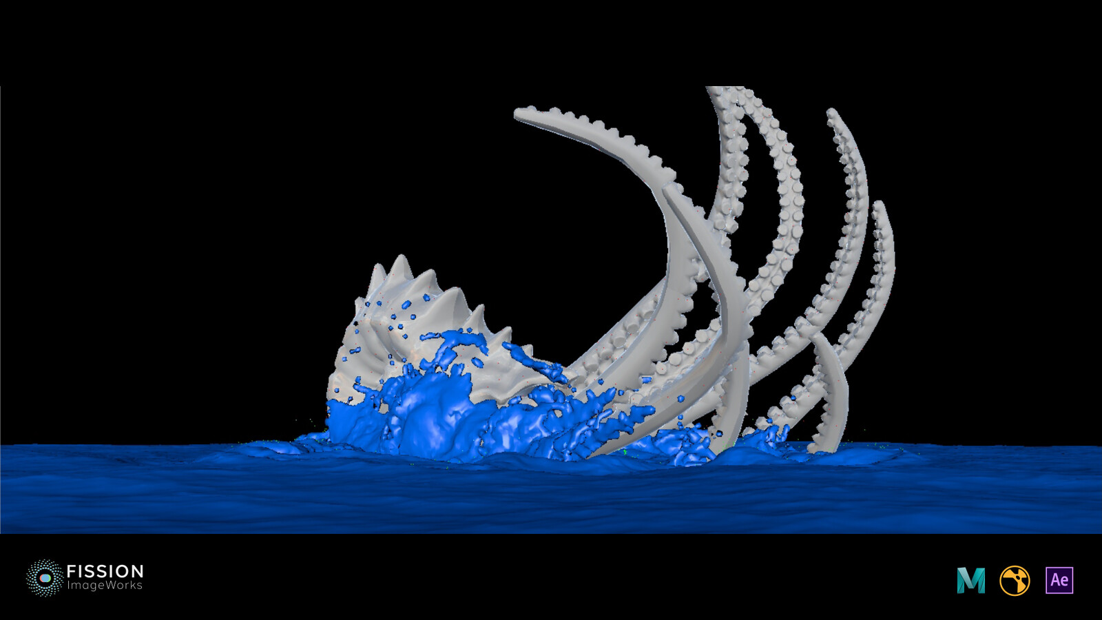 Shahrukh Khan - Ocean Simulation Work - Phoenix FD x Maya x Nuke