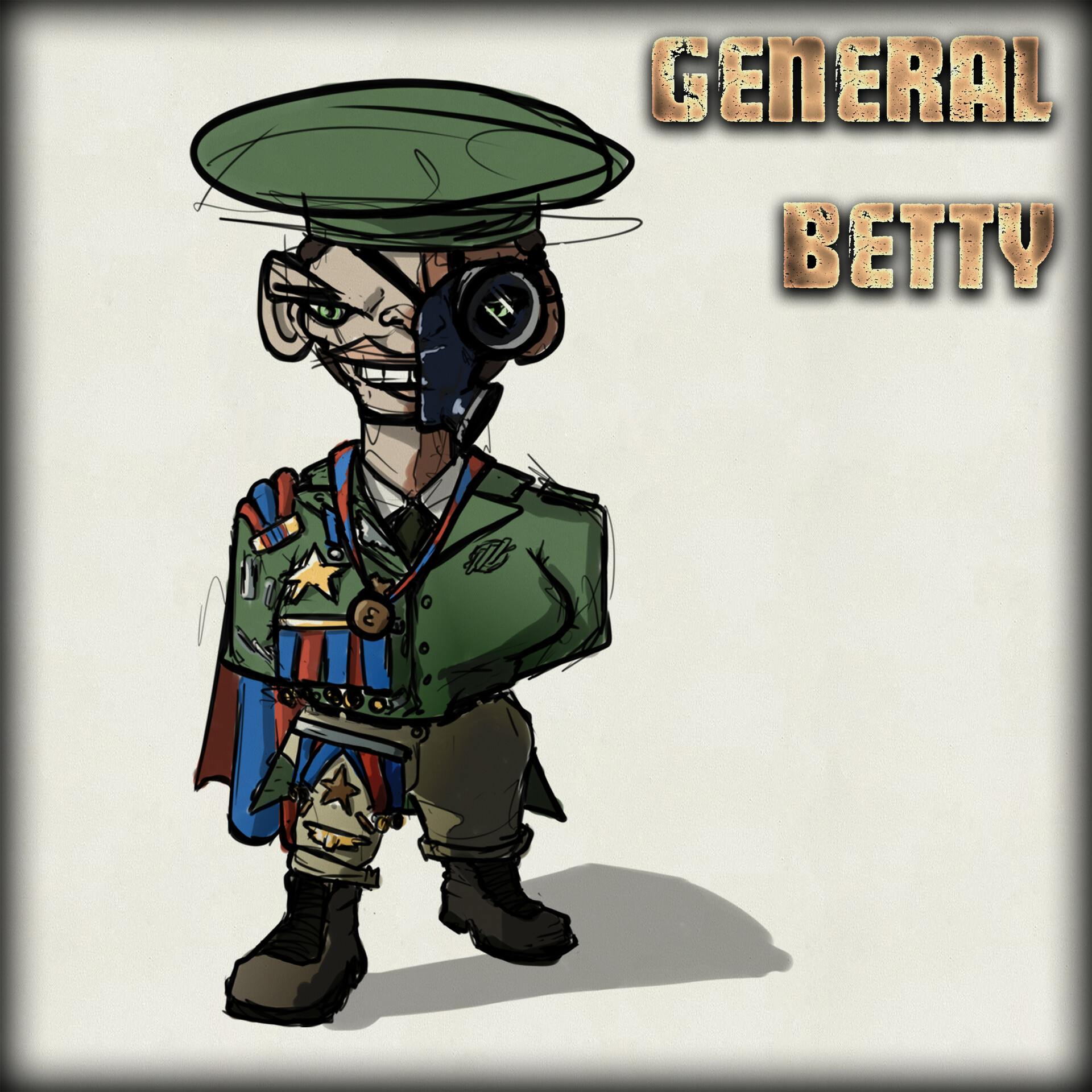 ArtStation - General Betty Character Development