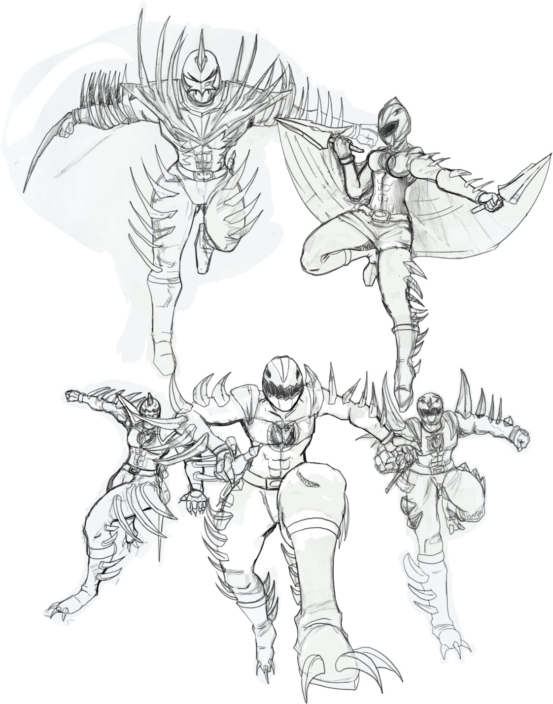 power ranger coloring pages dino fury