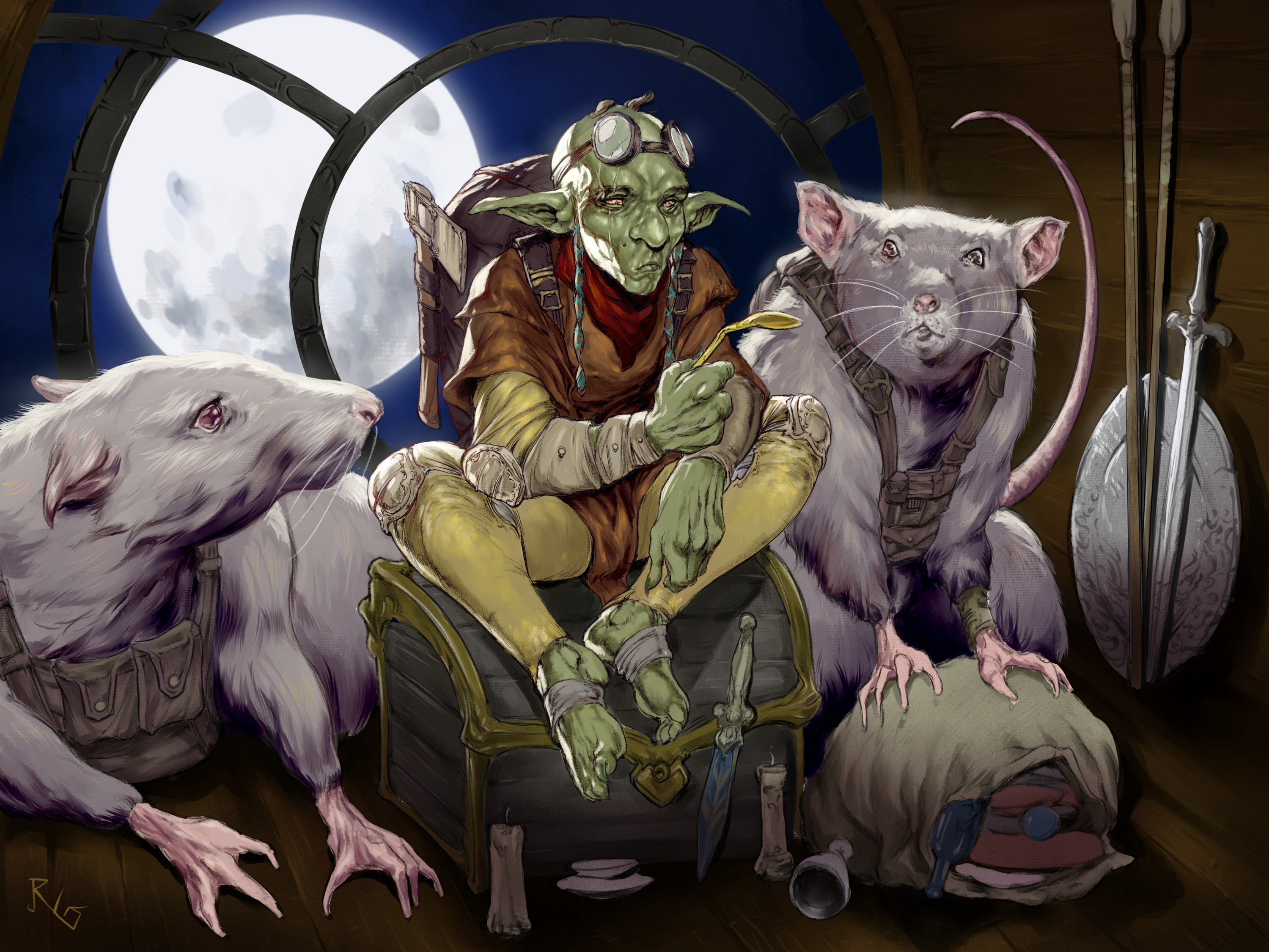 Scavenger Goblin by Ryan Gutierrez : r/ImaginaryGoblins