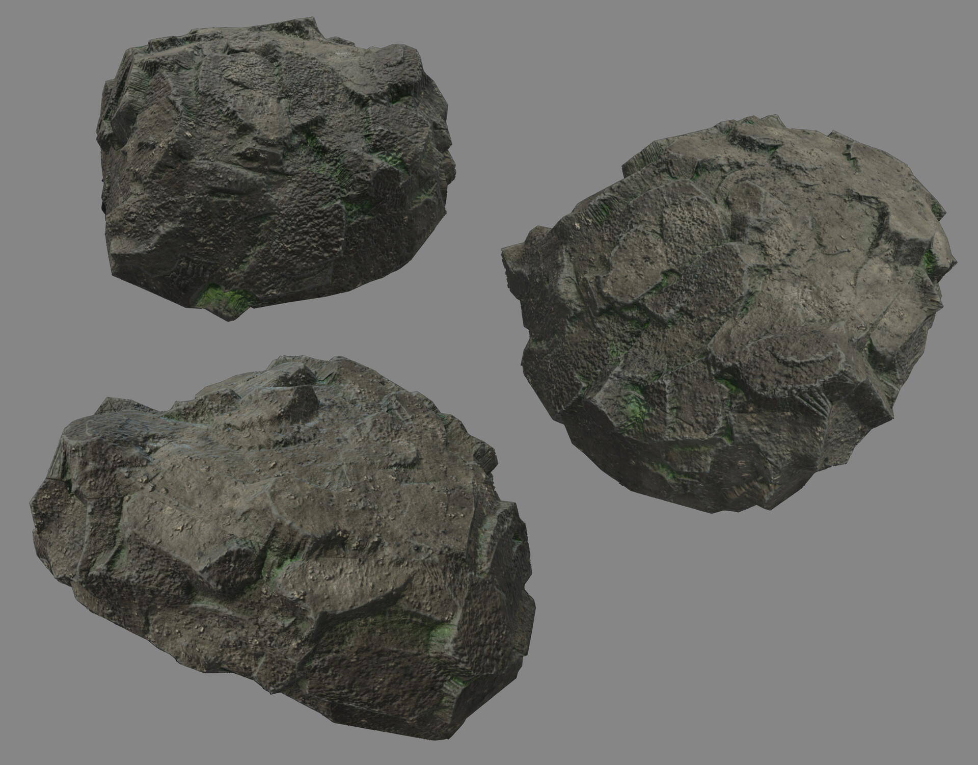 ArtStation - Mossy Rock