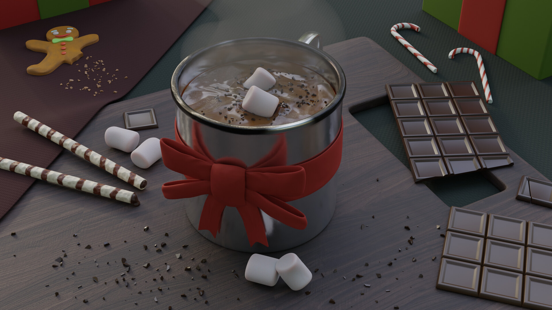 ArtStation - Hot chocolate