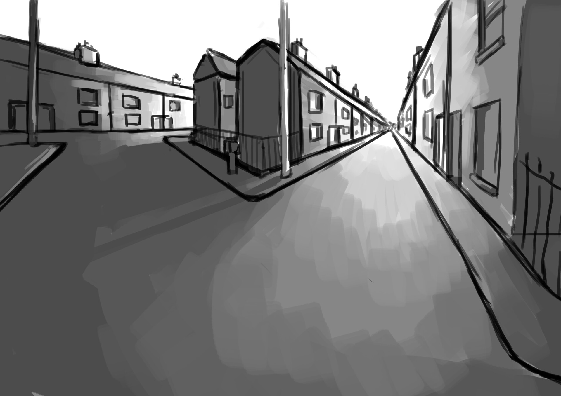 ArtStation - Perspective / backgrounds practice