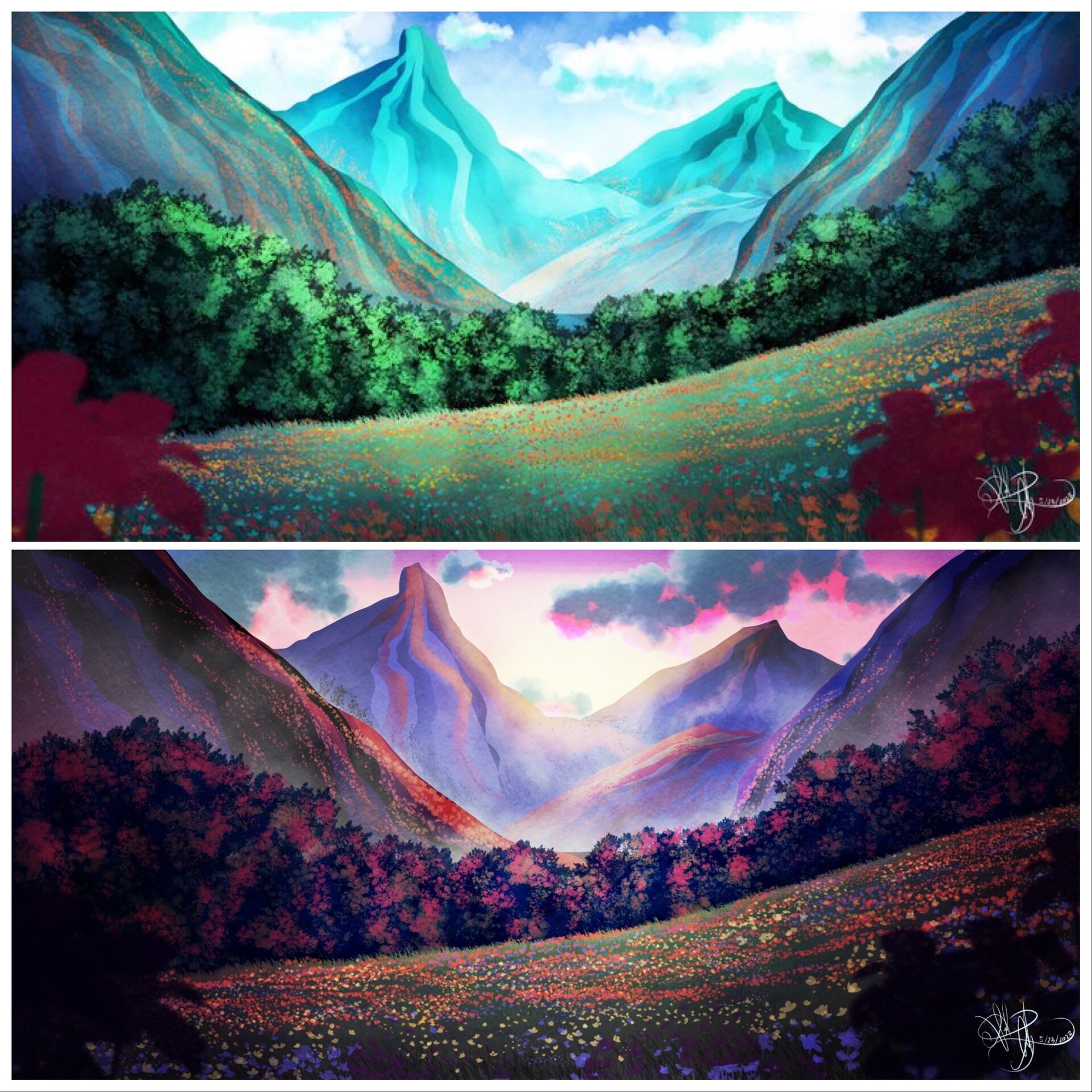 ArtStation - Northern Poppy Mountains