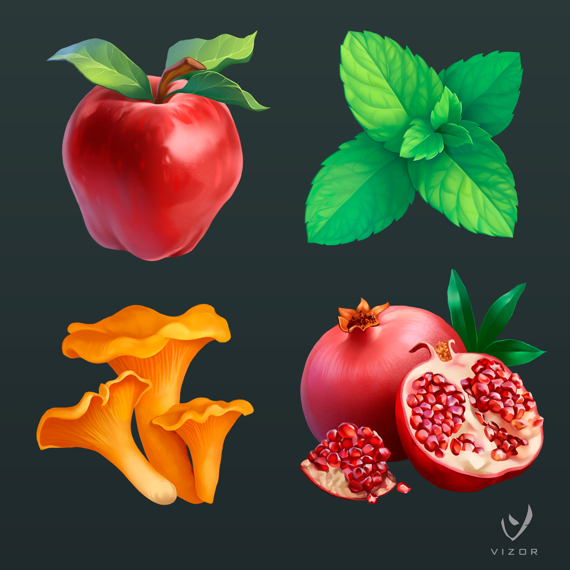 ArtStation - Yummy icons