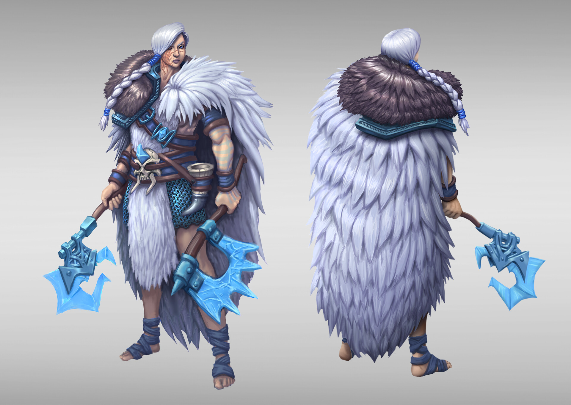 ArtStation - Frost Barbarian