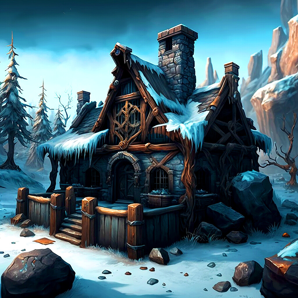 ArtStation - Frozen Homes