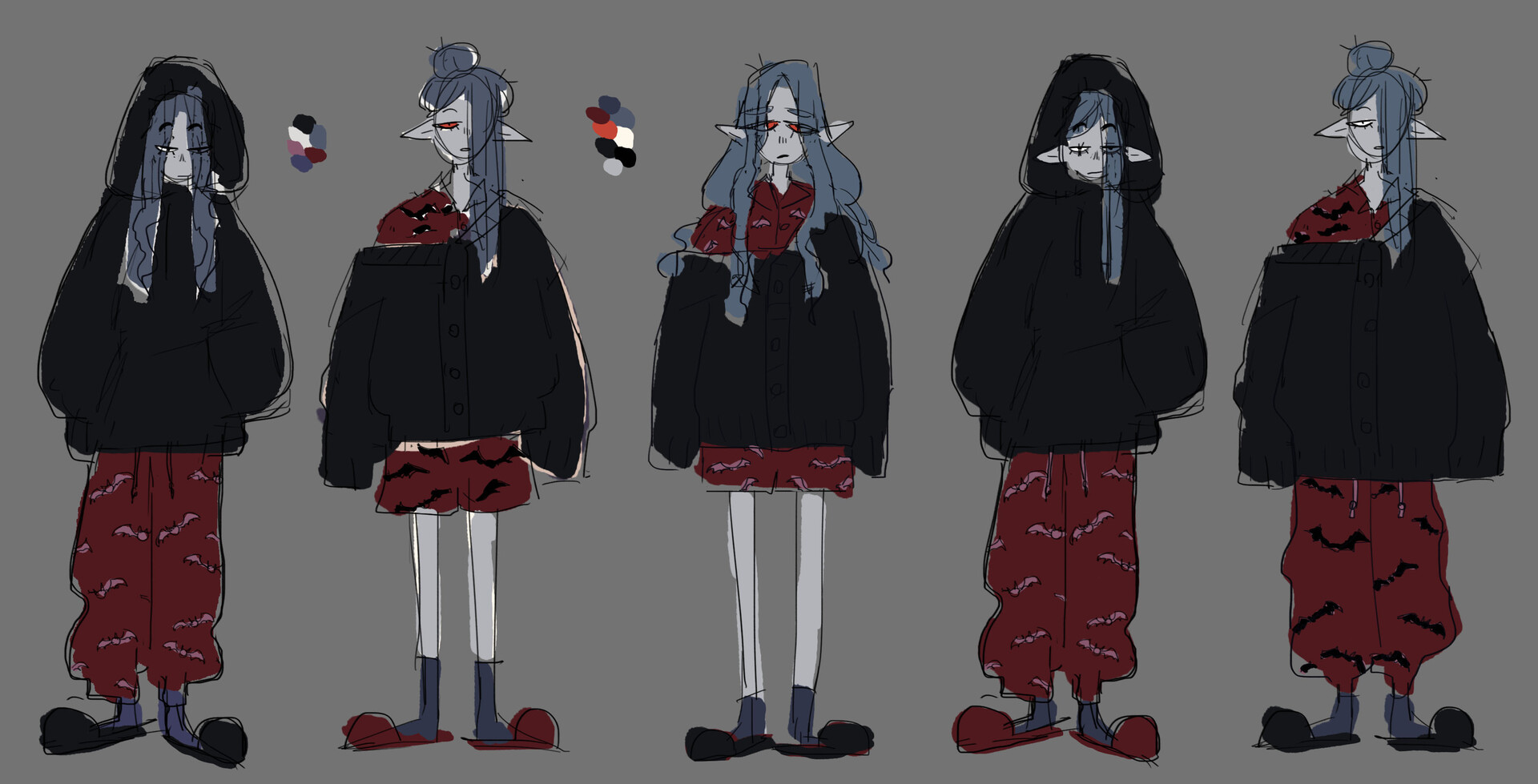 ArtStation - "Protect The Demon King!" Character Design