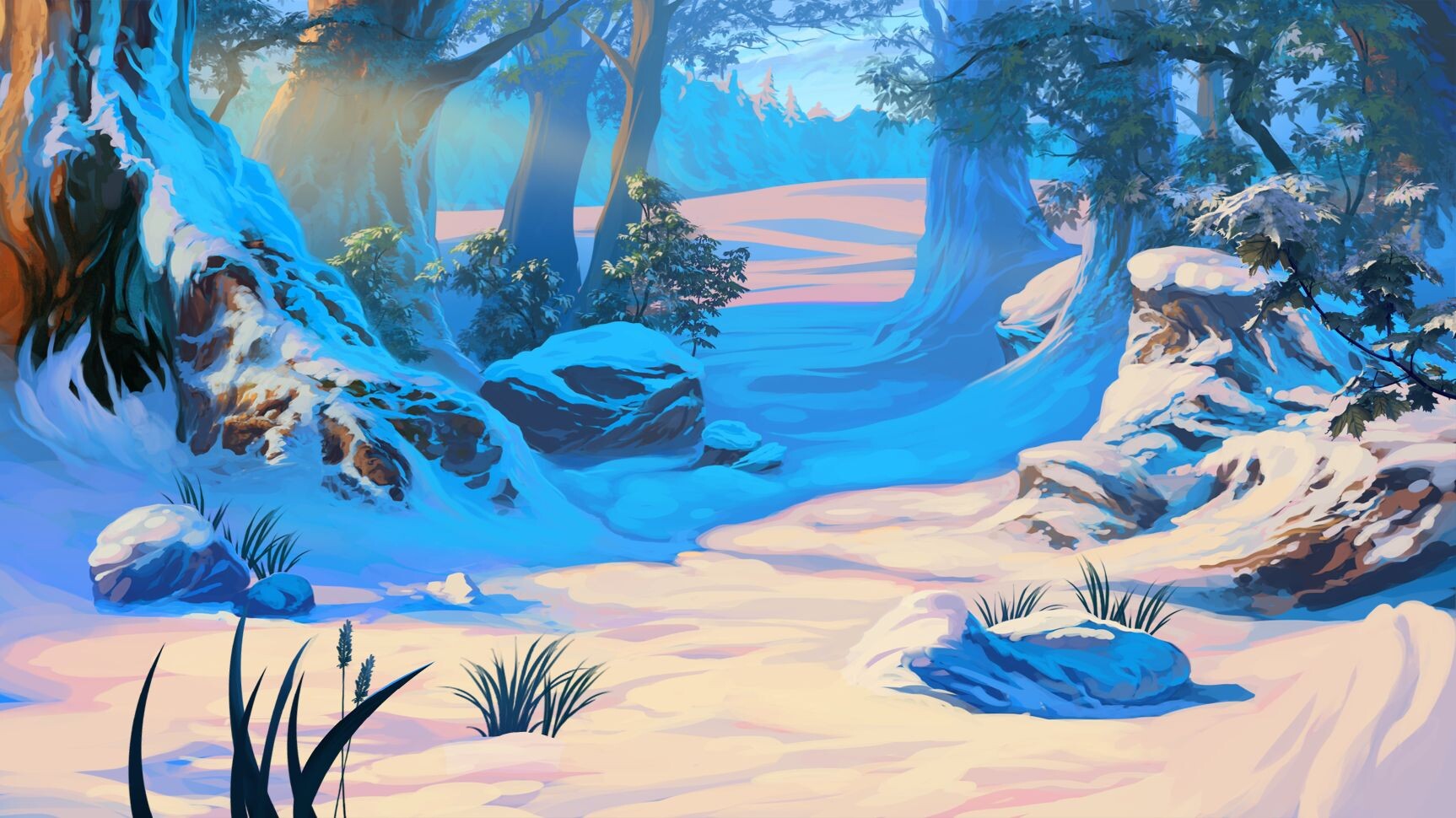 ArtStation - The snow fable