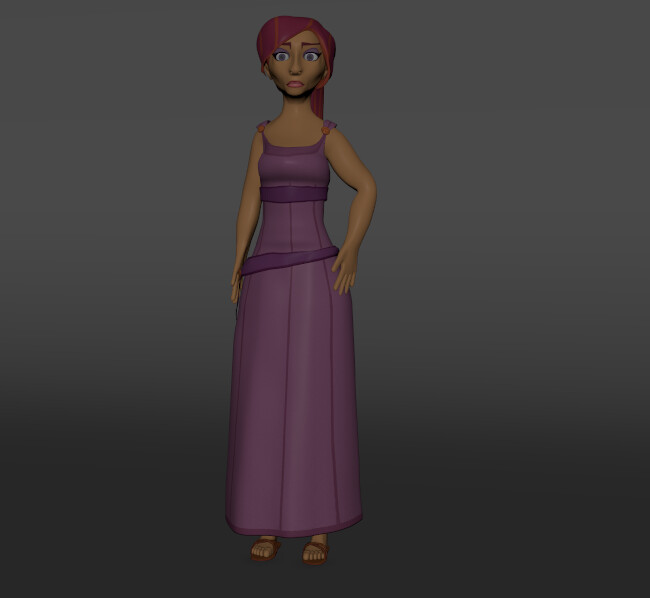ArtStation - Megara (From Hercules) Character Model