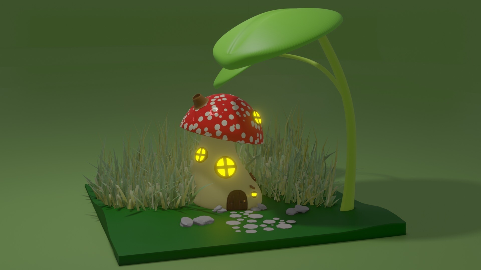 ArtStation - Mushroom house