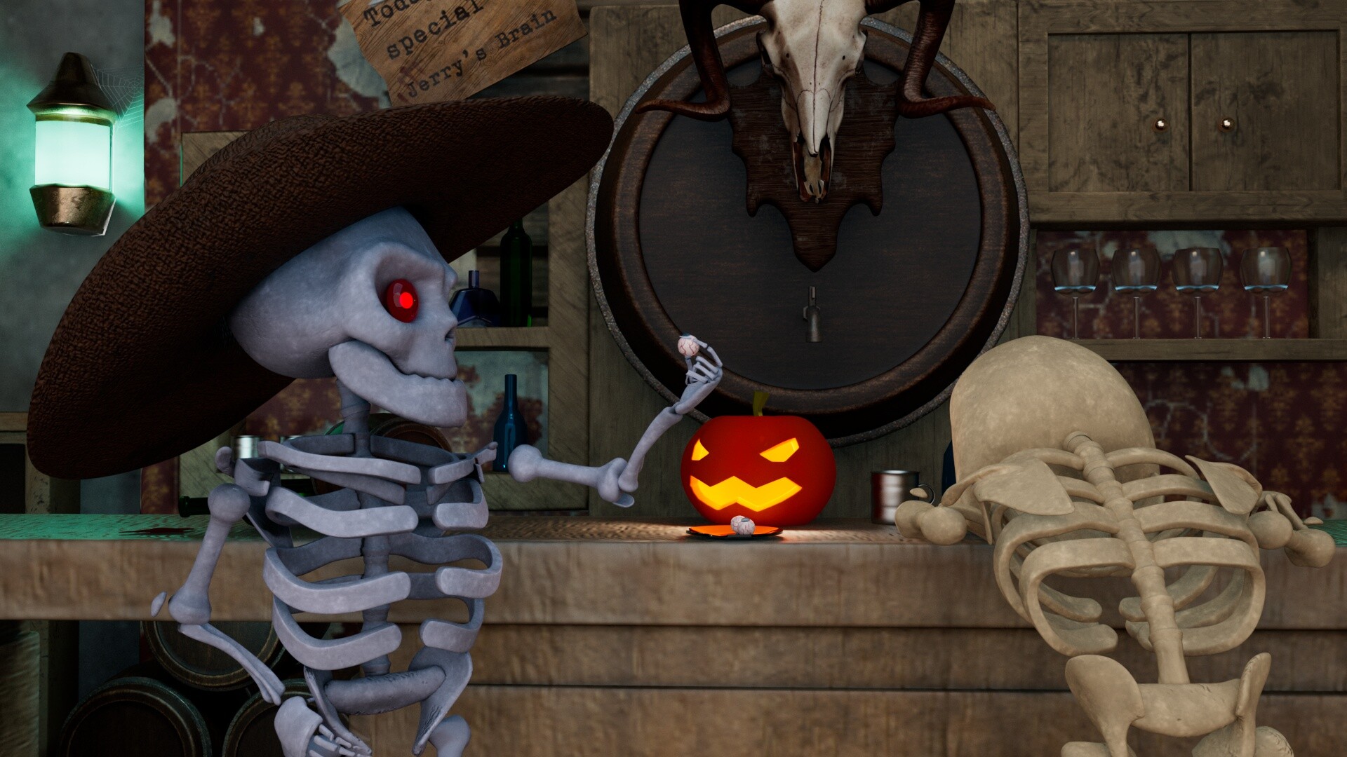 ArtStation - original animation 《Small Skull》