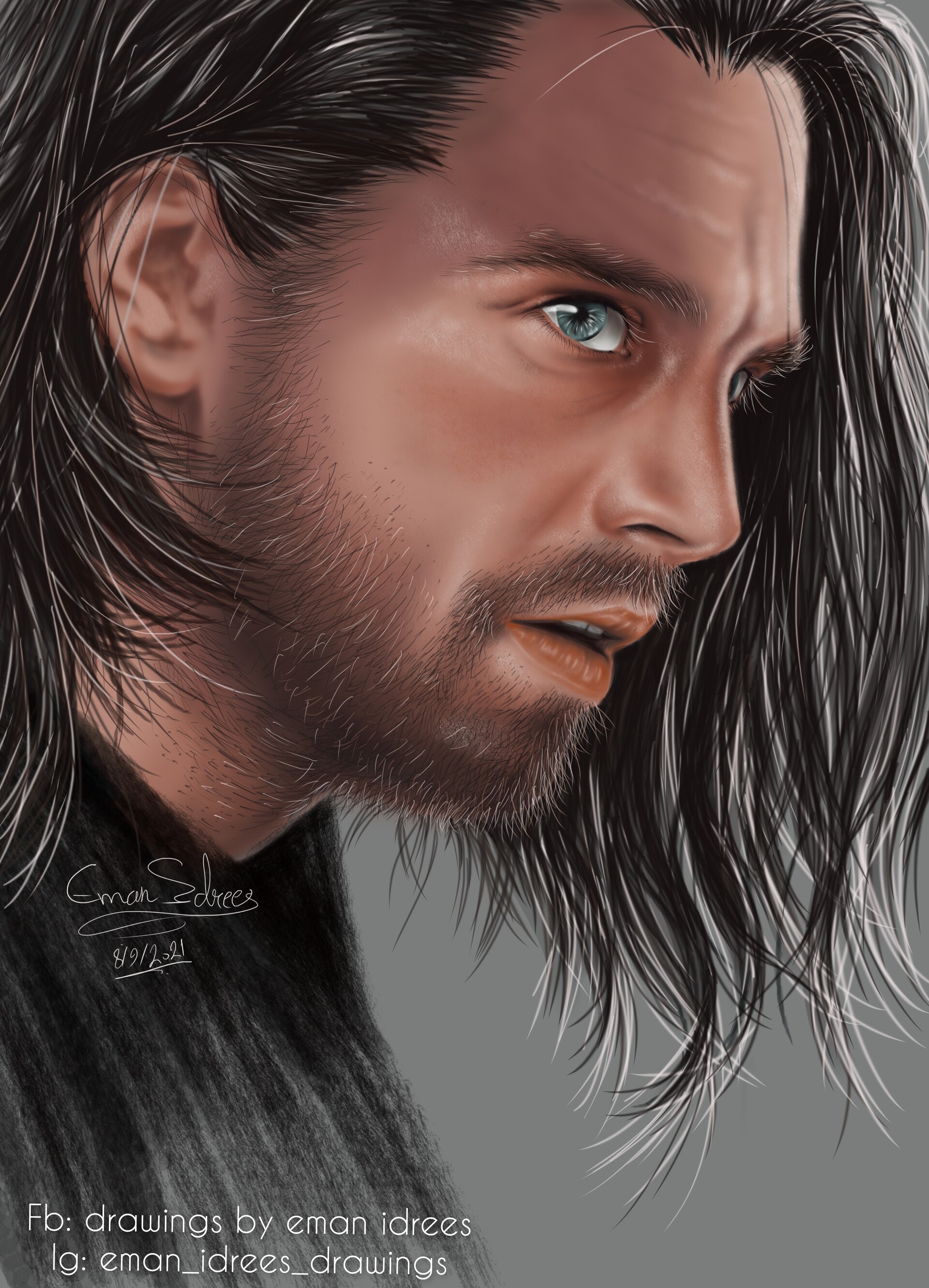 ArtStation - Bucky barnes