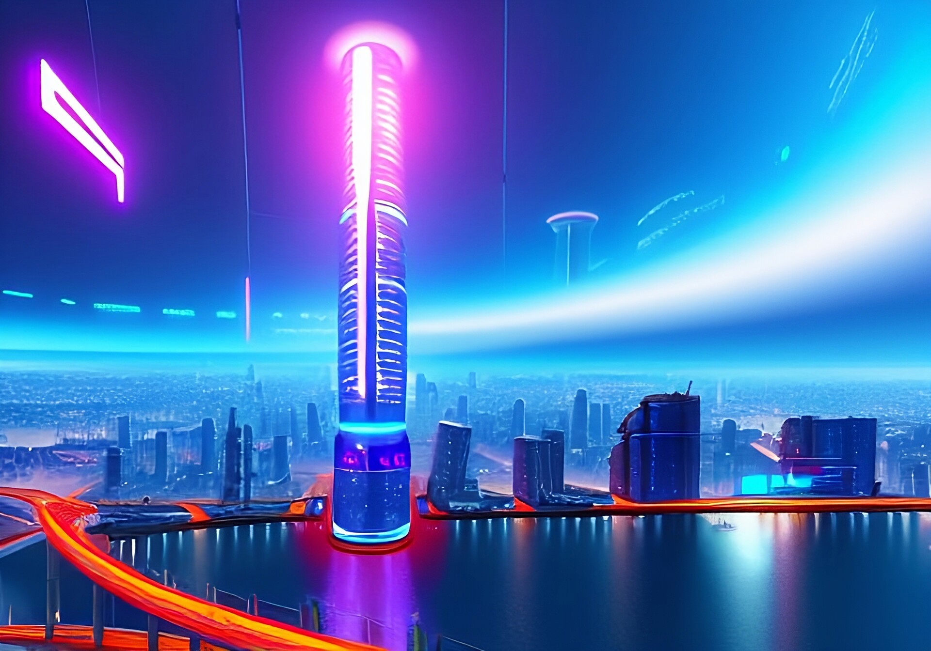 ArtStation - Neo-futuristic city Vladivostok