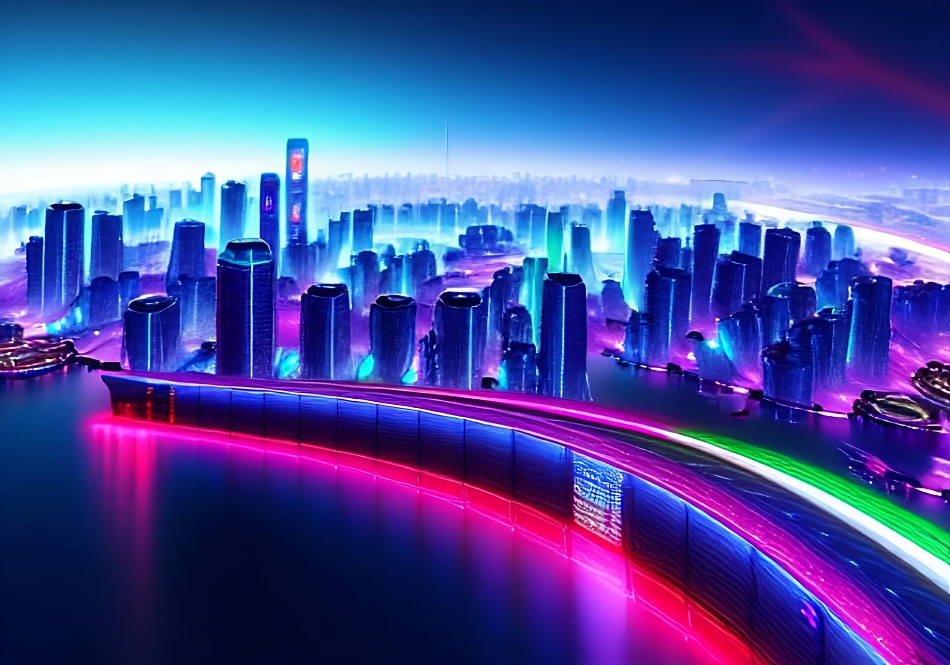 ArtStation - Neo-futuristic city Seoul