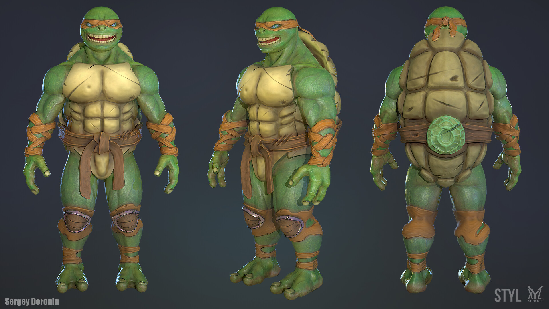 ArtStation - Mutant Turtle 2