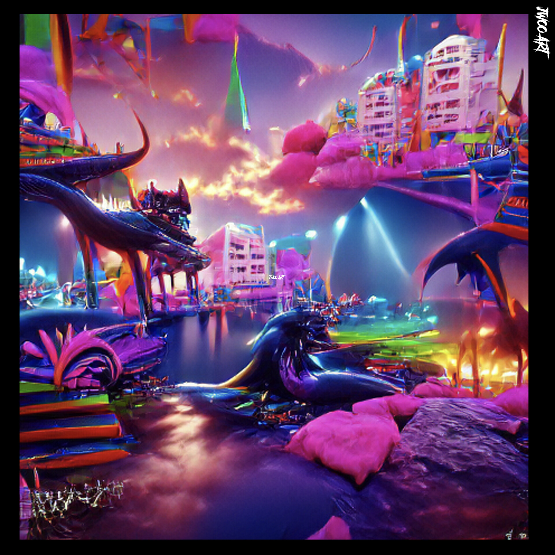 ArtStation - Cotten Candy Death Island