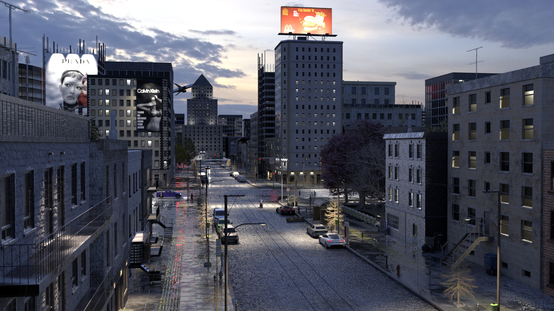 ArtStation - CG URBAN ENVIRONMENT | Render Test