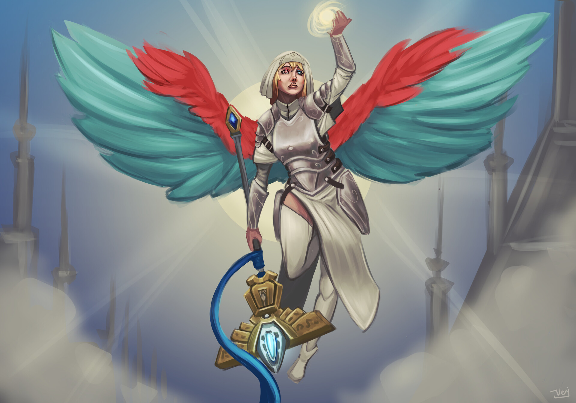 ArtStation - Lillith - Aasimar Cleric