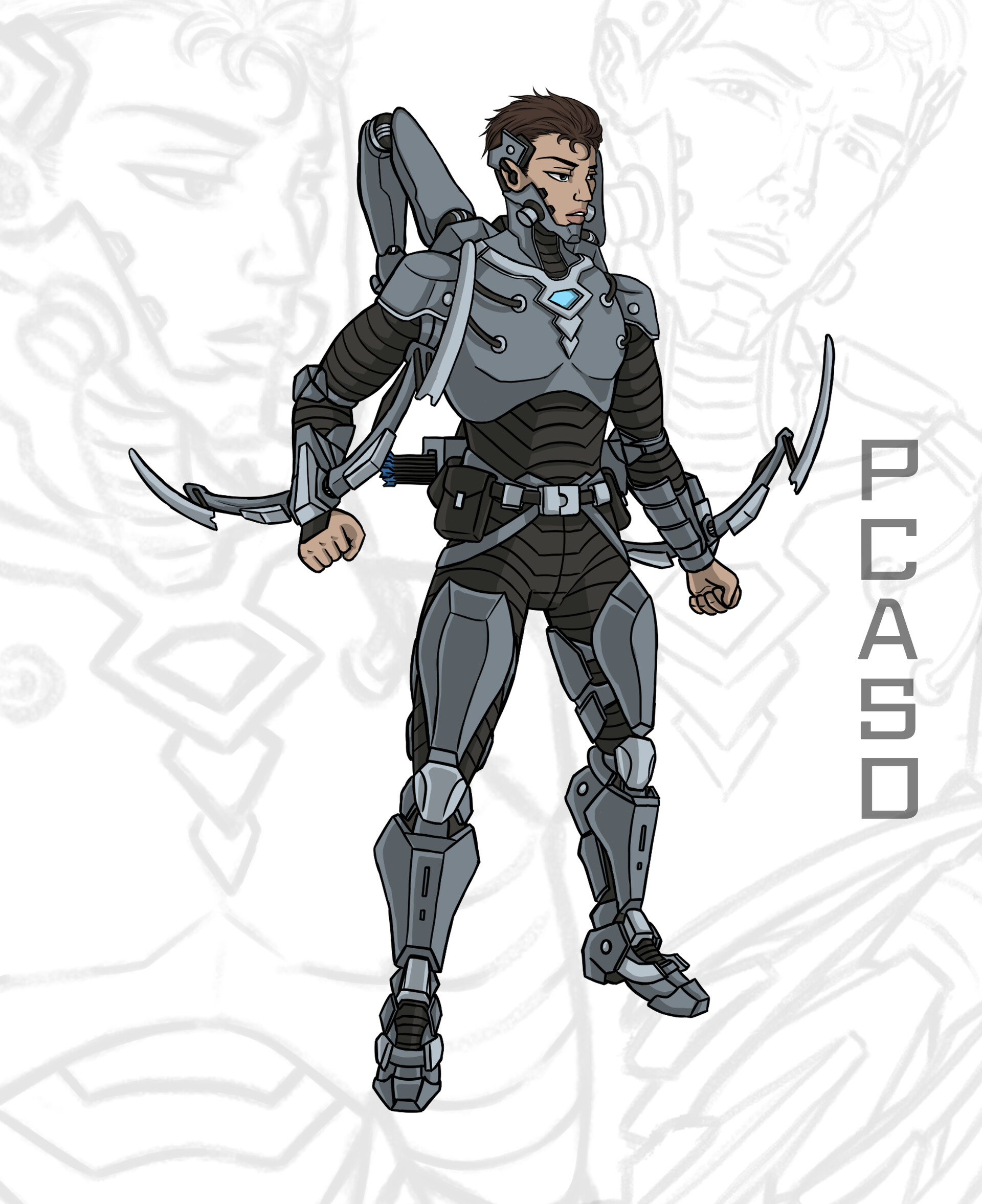 Phillip Casegger Lie - Double Bow Cyborg Suit