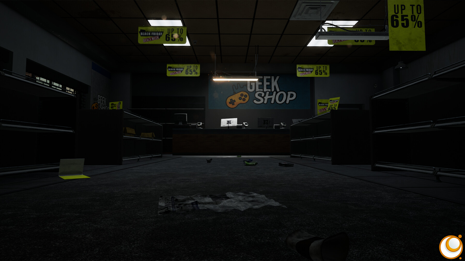 ArtStation - Environment: Abandoned Video Game Store