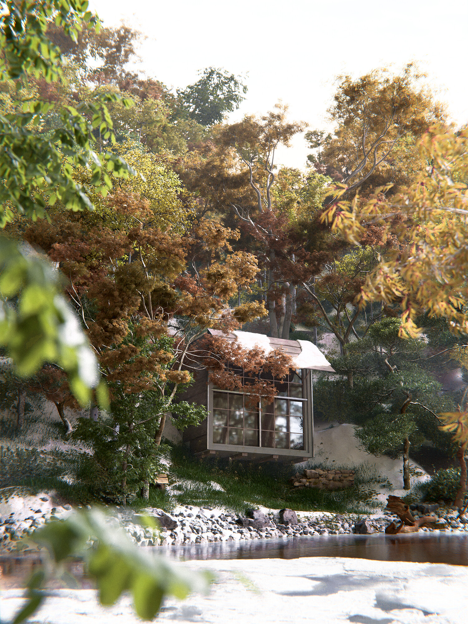 ArtStation - Leopold Banchini - Marra Marra Shack - Australia