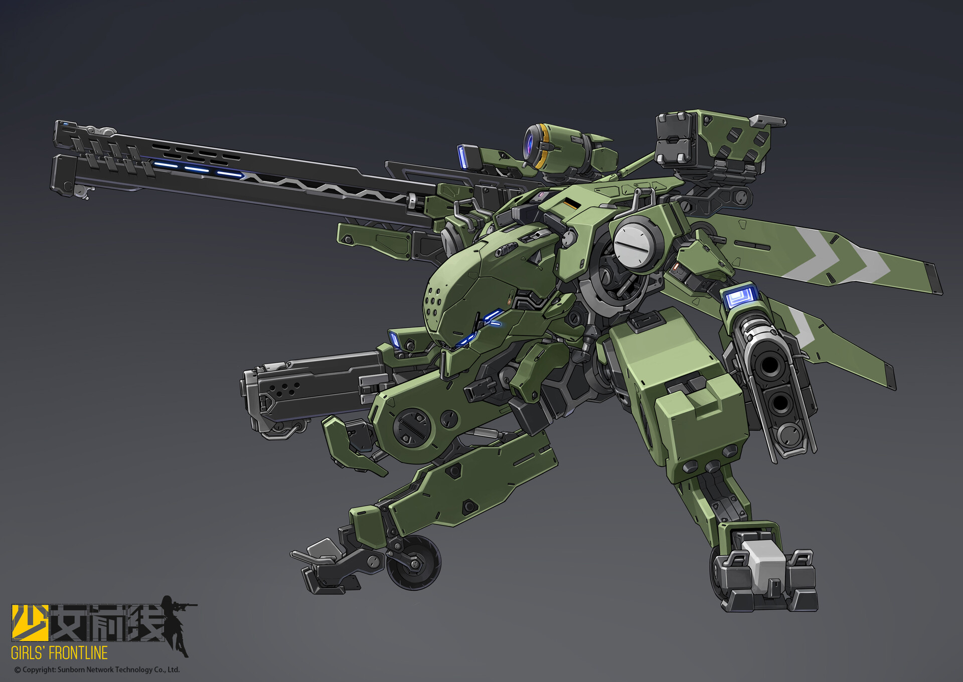 Girl's Frontline mecha design volume 2 by Nega SW : r/ImaginaryMechs