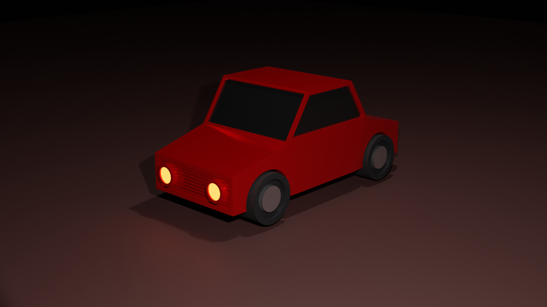 ArtStation - CartoonRedCar
