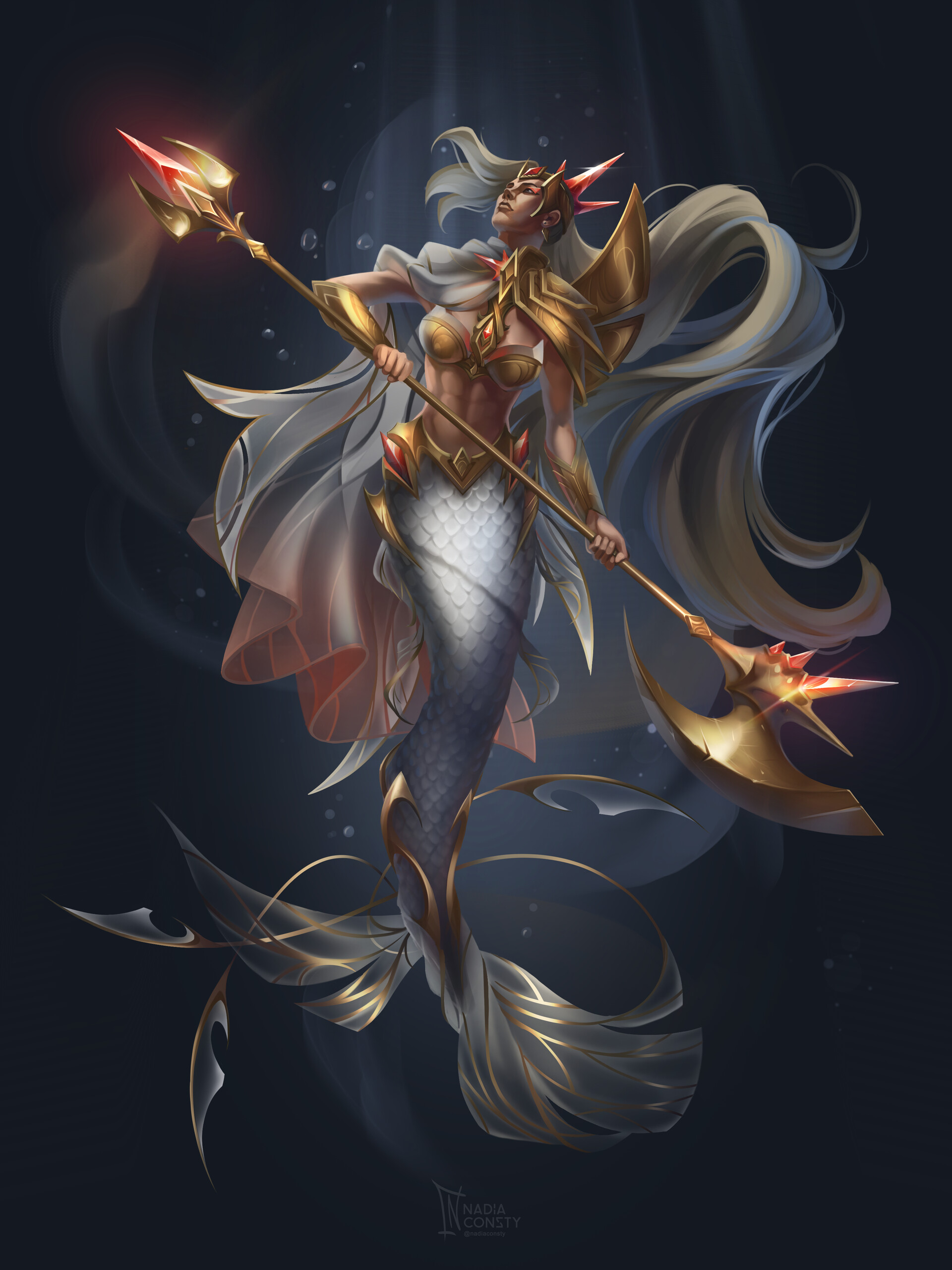 ArtStation - Mermaid Guardian Concept