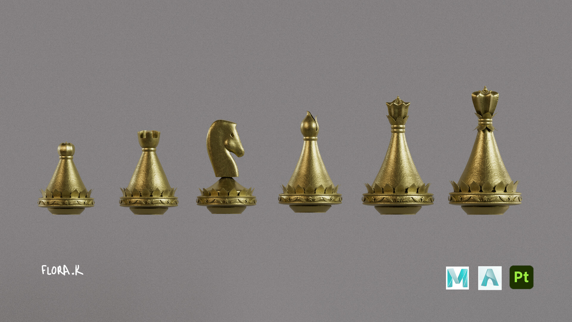 ArtStation - Flower chess