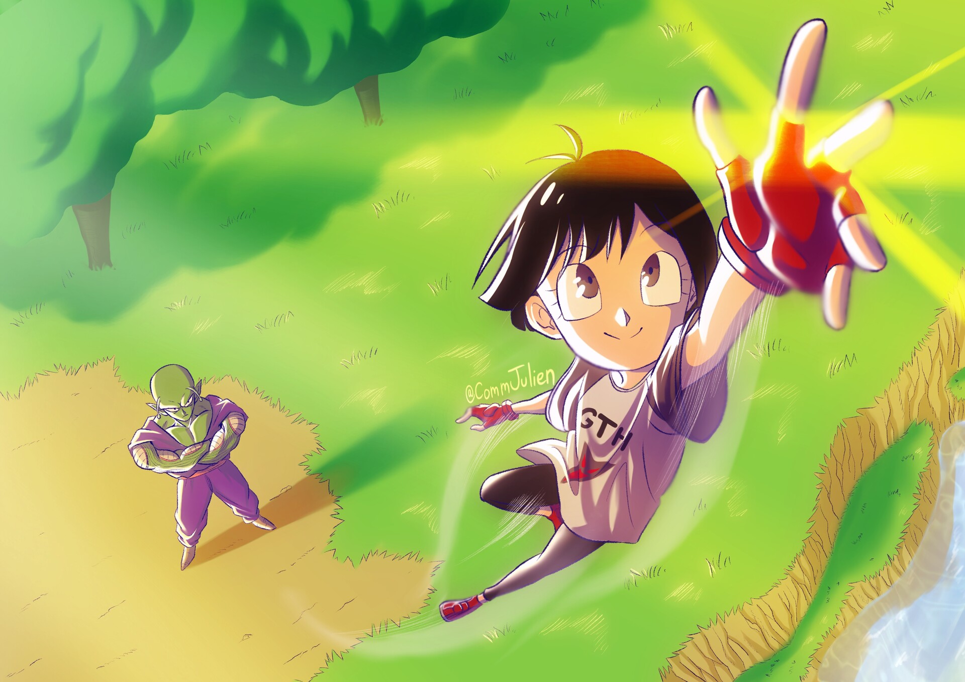 ArtStation - Pan Flies (Dragon Ball Super : Super Hero)