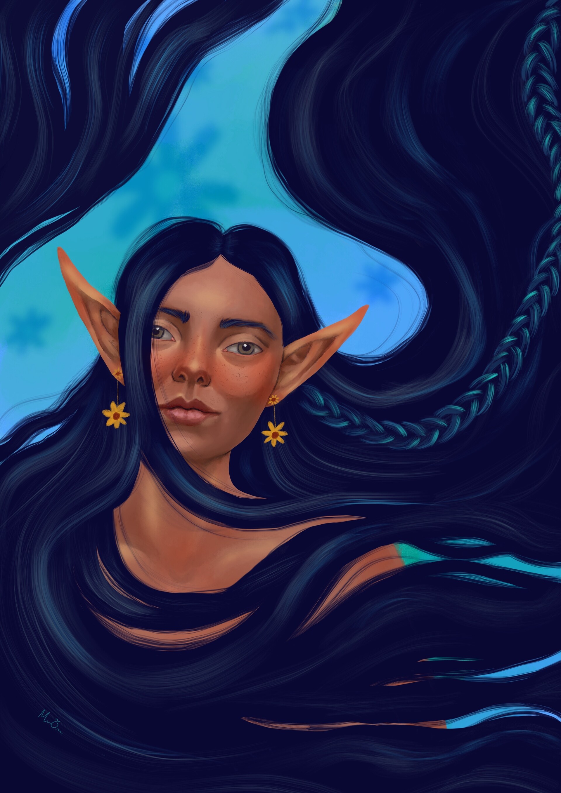 ArtStation - Flower elf