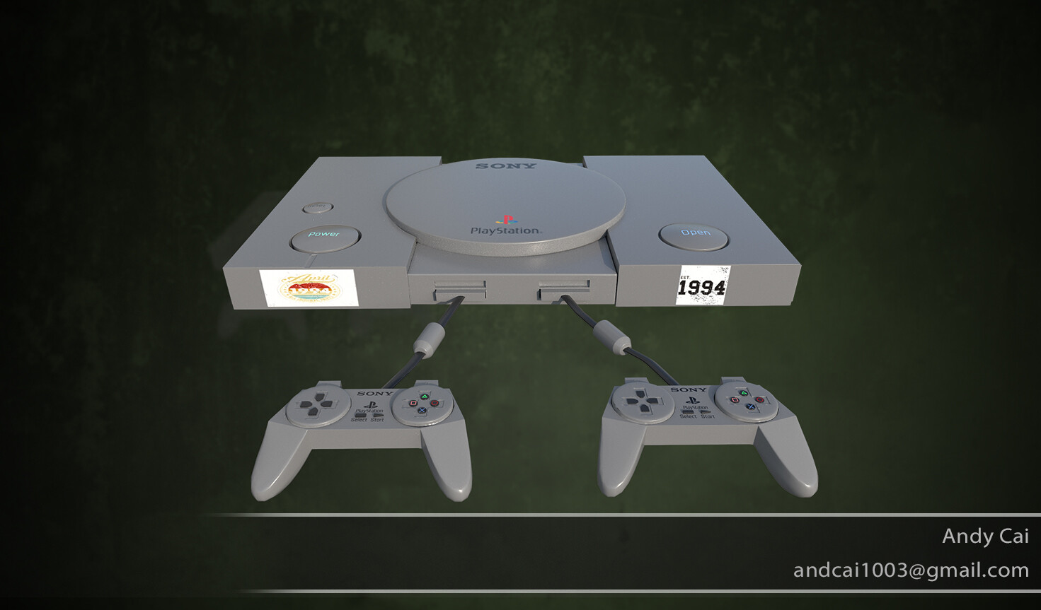 ArtStation - Project Breakdown of PS1 Console