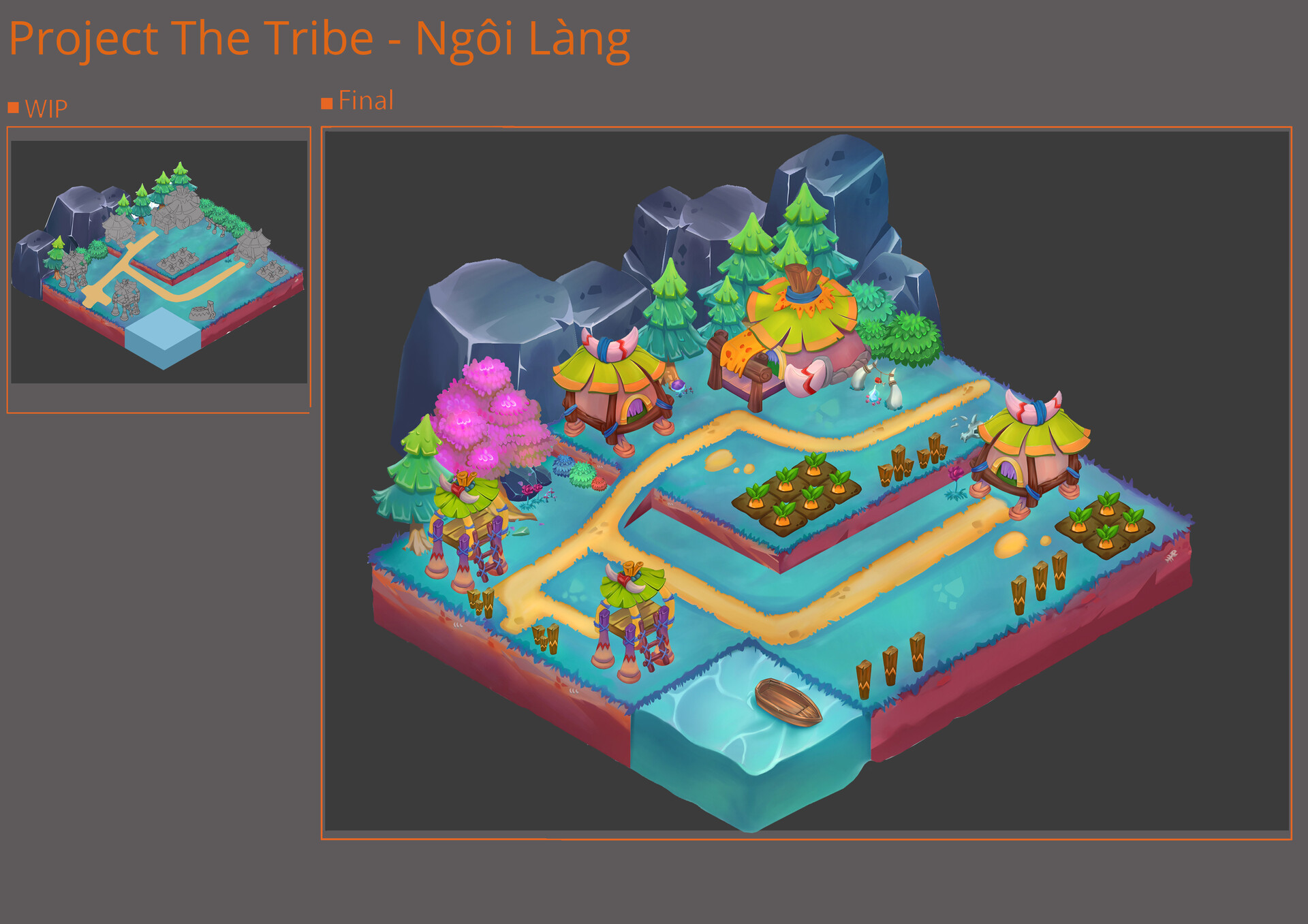 ArtStation - The Tribe - Village