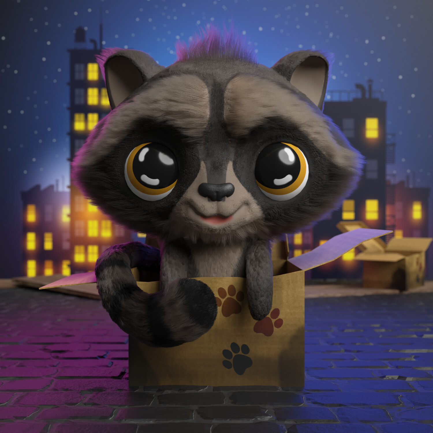 ArtStation - Raccoon