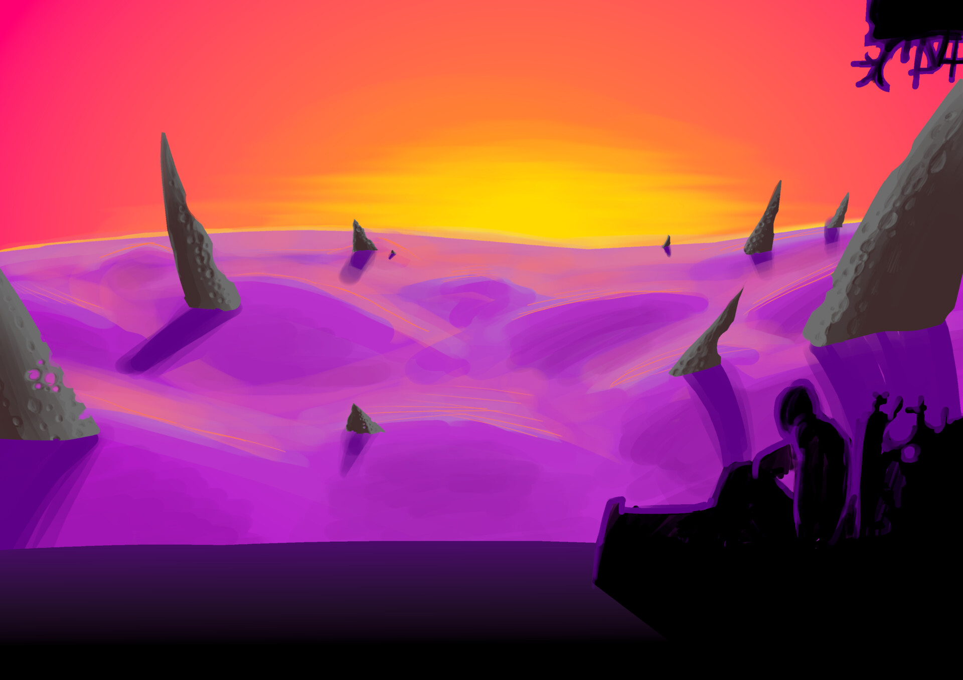 ArtStation - As the Third sun set...