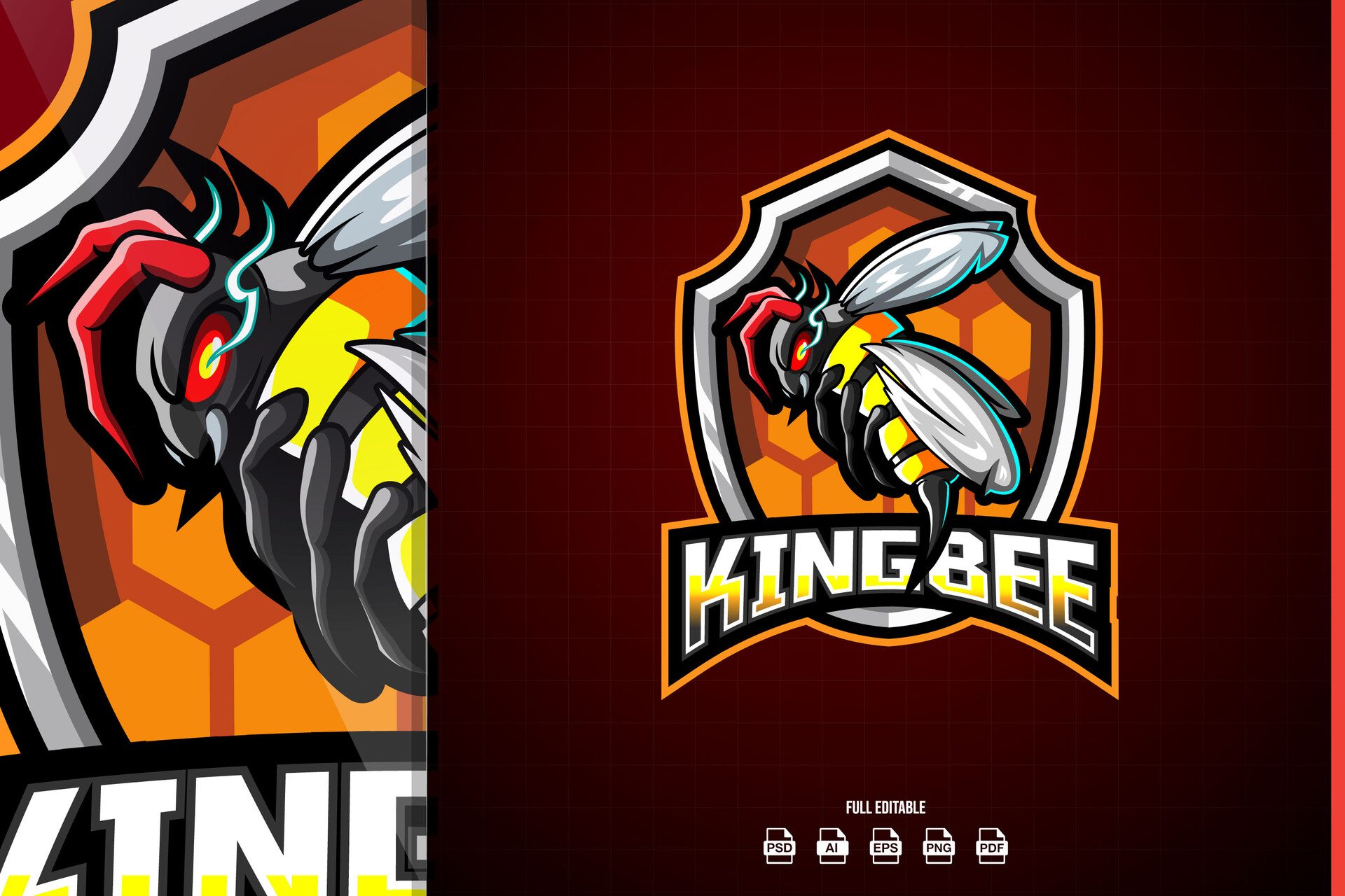 ArtStation - Boss Bee Esport Logo