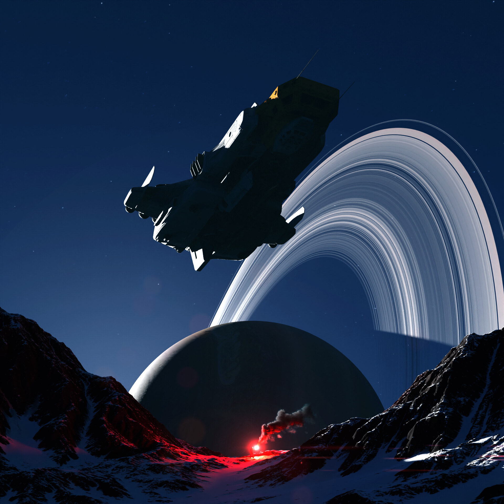 ArtStation - Breakthrough Enceladus mission