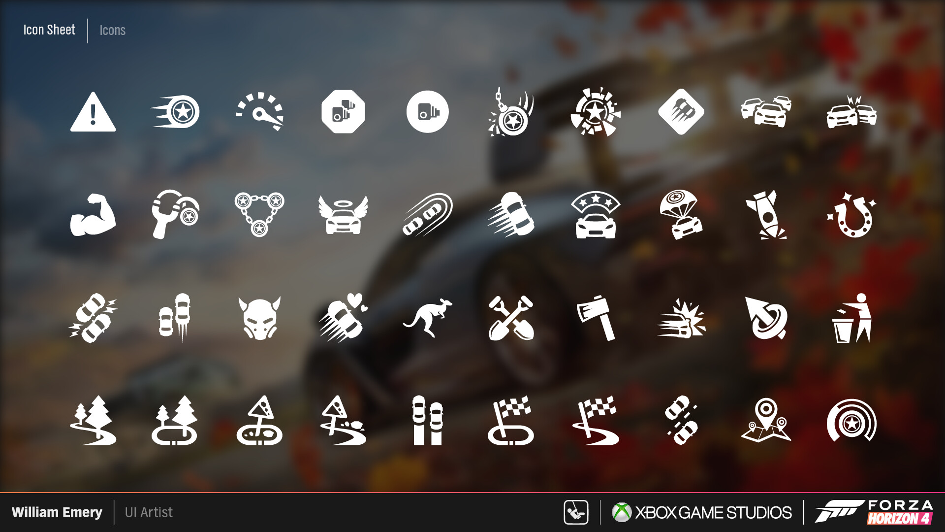 William Emery - Forza Horizon 4 - Iconography