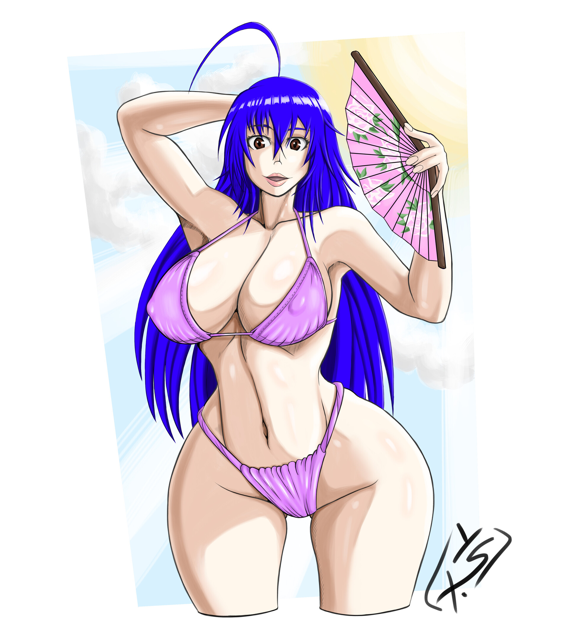 ArtStation - Kurokami Medaka Bikini