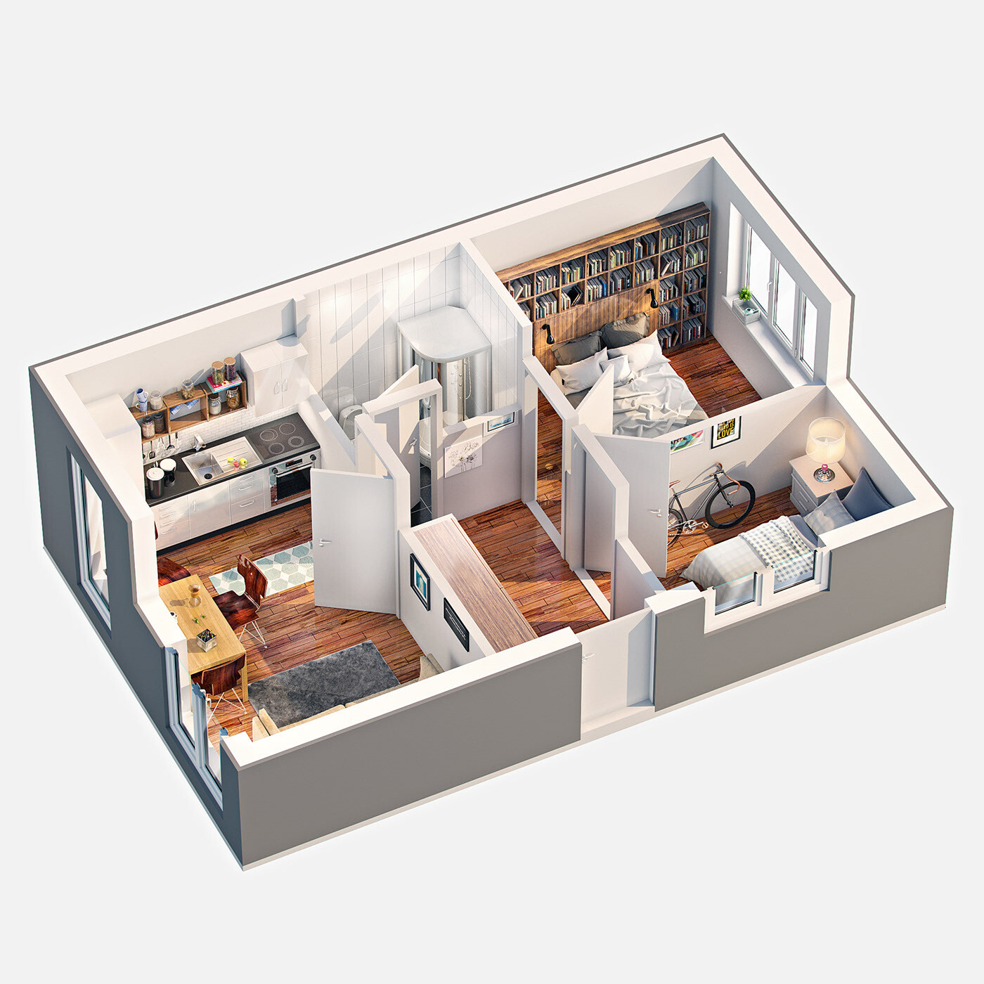 ArtStation - Cutout House