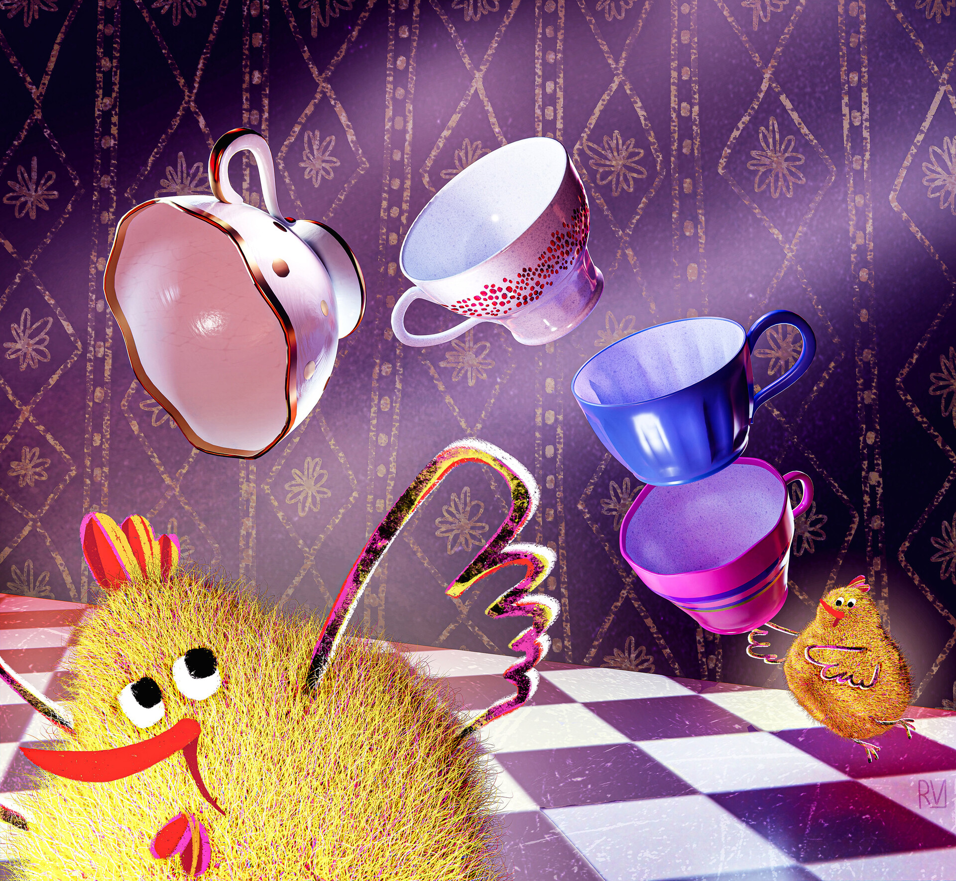 ArtStation - Tea Cups