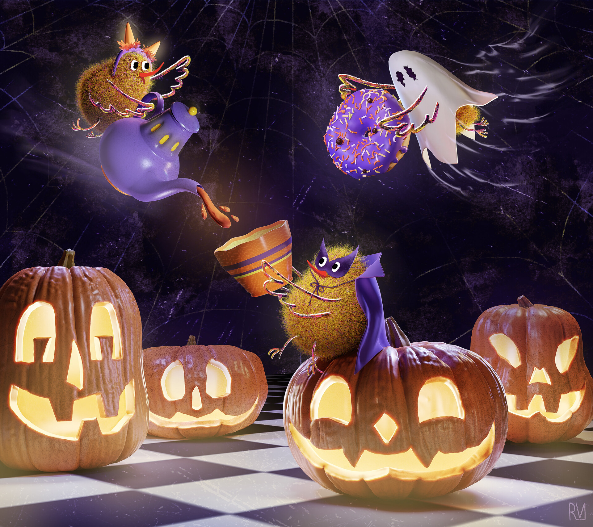 ArtStation - Halloween Party