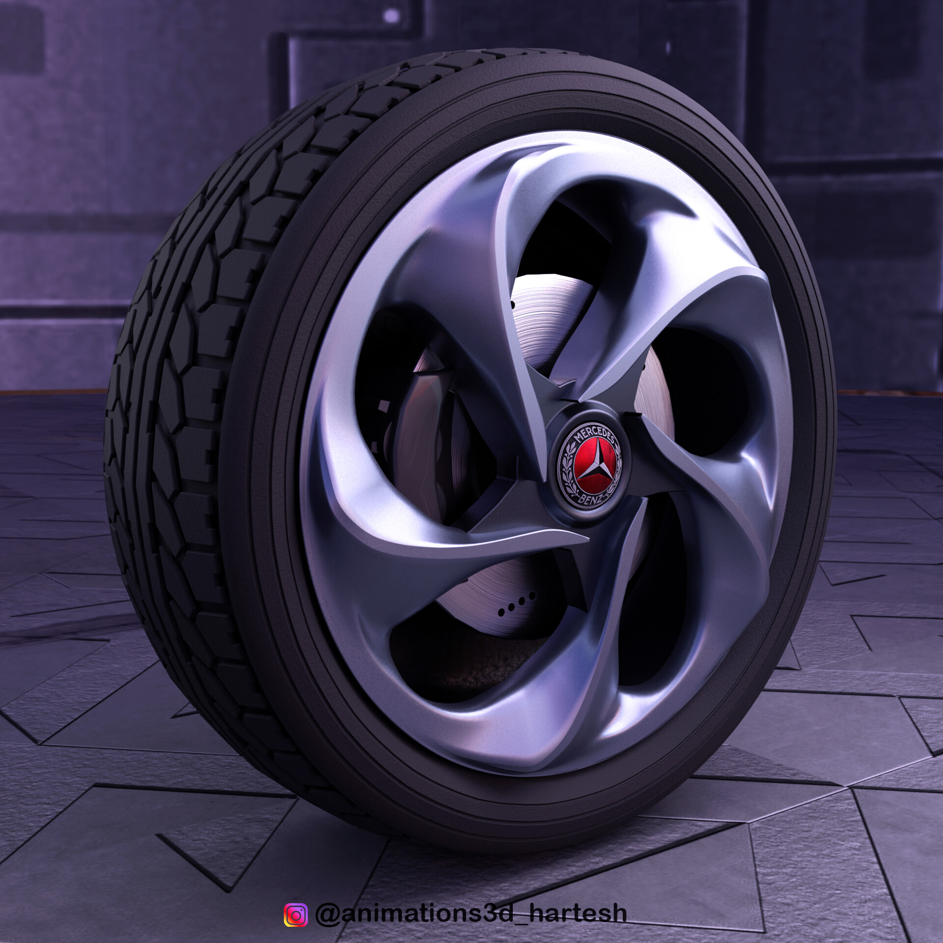 ArtStation - Car Wheel Design