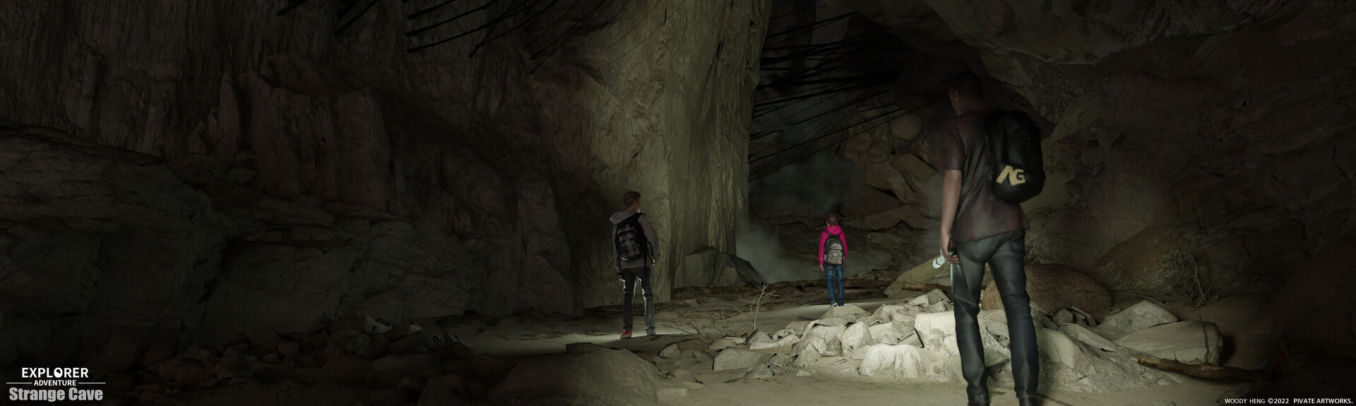 ArtStation - Explorer Adventure：Strange Cave